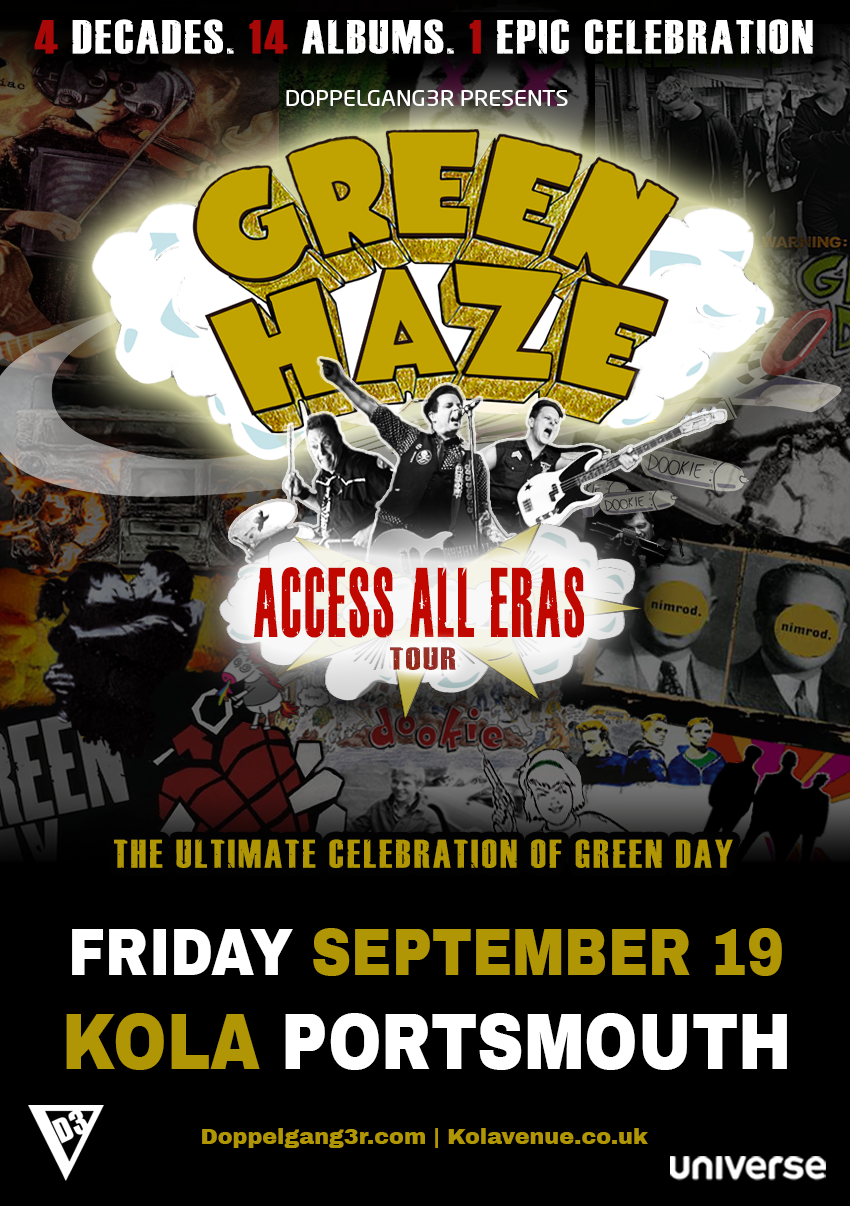 Green Haze - The No.1 Green Day Tribute Band - UK Tribute to Green Day